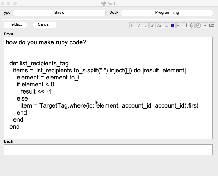 Anki Script Example Using Custom Syntax – VSZPG